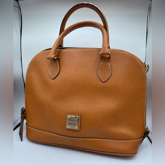 Dooney & Bourke | Bags | Dooney Bourke Pebble Grain Zip Zip Satchel ...